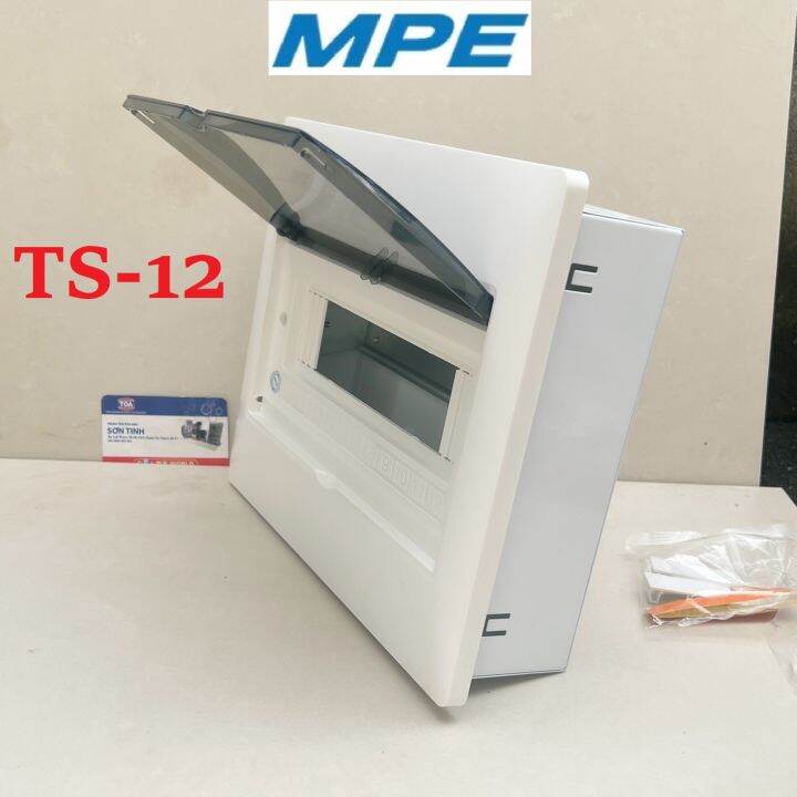 Tủ điện âm tường chứa MCB chính hãng MPE TS-4, TS-6 TS-12 TS-14 TS-20 | Lazada.vn