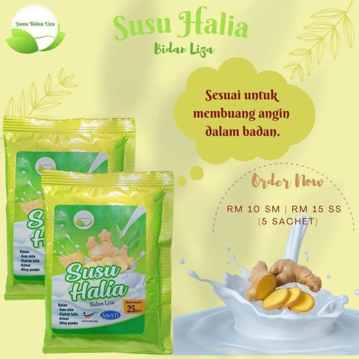 Susu Halia buang angin 5 sachet | Lazada