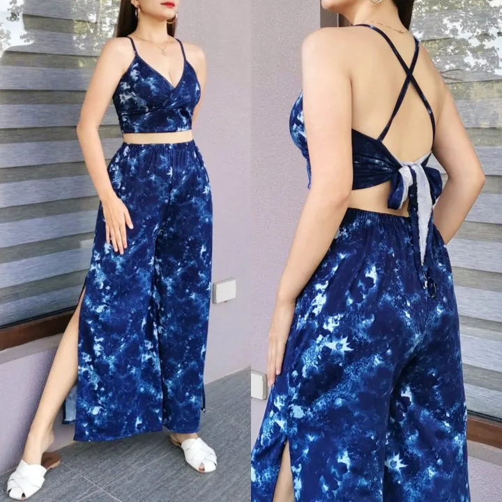 BANGKOK SUMMER TERNO SLIT PANTS | Lazada PH