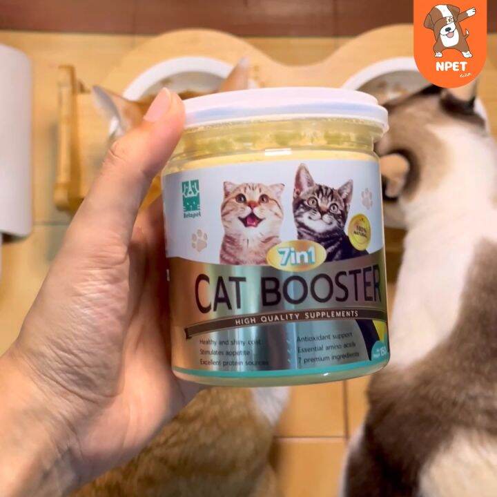 วิตามินแมว เพิ่มความอยากอาหาร เพิ่มน้ำหนัก 7 IN 1 BETAPET CAT BOOSTER ...