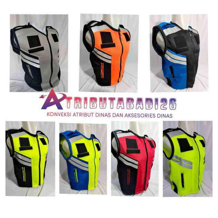 rompi polosan touring/securty/satpam/lapangan | Lazada Indonesia