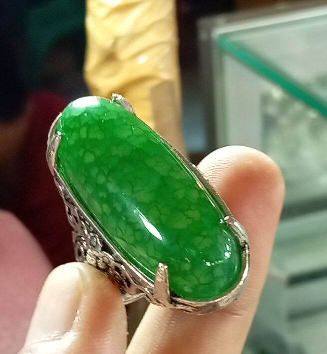 Batu Akik pandan sisik naga ijo muda super mewah Qualiti hd | Lazada ...