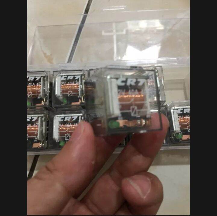 RELAY 4 KAKI 12 VOLT 40 AMPERE ALARM ATAU KLAKSON LAMPU DLL WATERPROOF CR7 4KAKI 40A 12V ...