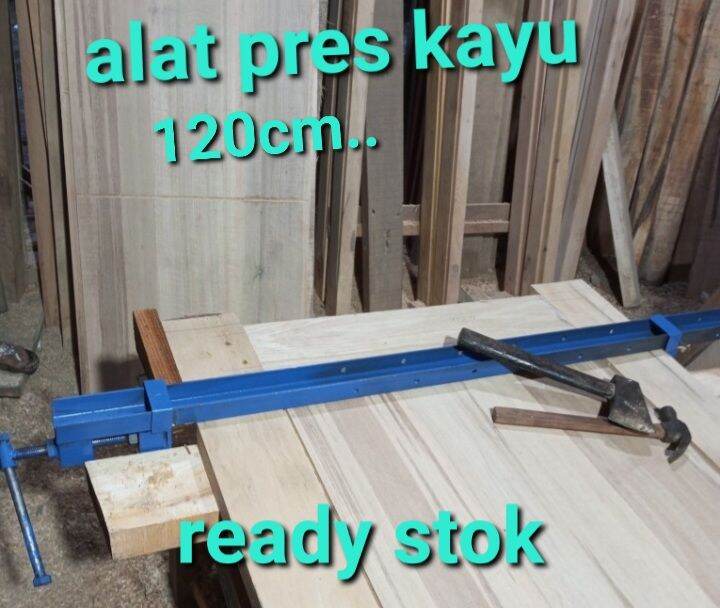 ALAT PRES KAYU/penjepit papan/kayu,CATOK/KLEM PANJANG 120cm | Lazada ...