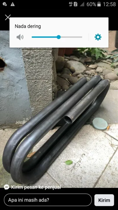 Rol pipa Lilitan knalpot 3 lilitan panjang 60 cm | Lazada Indonesia