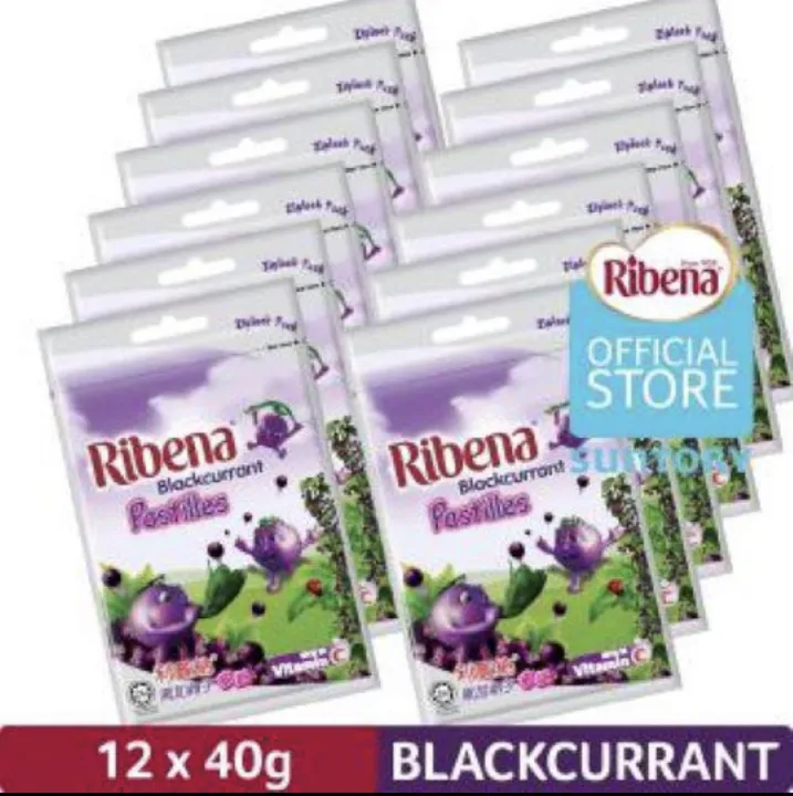 Ribena Pastilles - Regular (40g x 12 Packs)with ziplock | Lazada