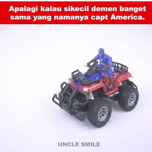 Mainan Remote Control Captain America Avengers ATV Kapten Amerika ...