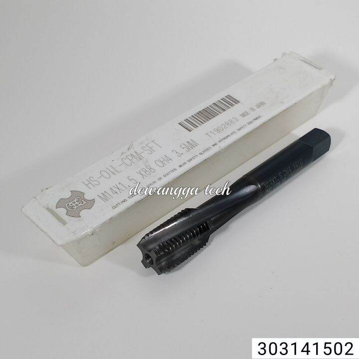 OSG m14x1.5 tap m14 x 1.5 taping ulir m 14 x 1.5 taps baut oli 19 kasar | Lazada Indonesia