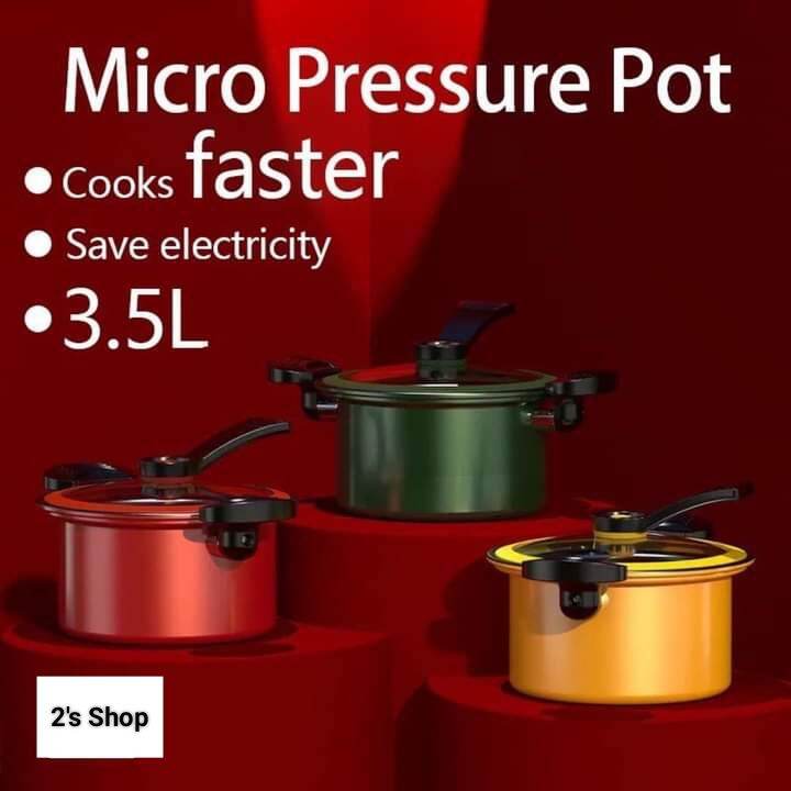 Micro Pressure Cooker Non-Stick 3.5 liters | Lazada PH