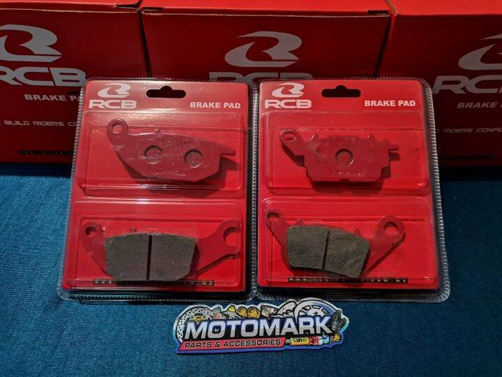 RCB Break Pads Front&Rear Set For Sniper150/155&155R Plug n Play ...