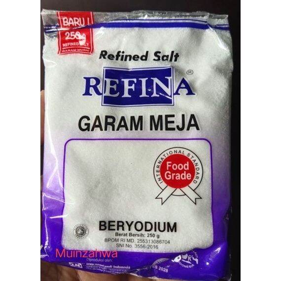 GARAM MEJA REFINA 250 GRAM/ GARAM DAPUR | Lazada Indonesia