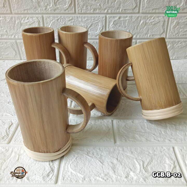 Cangkir Mug Bambu Natural type GCB.B-02 | Lazada Indonesia