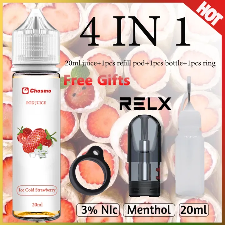 20ml relx1 flavor juice with relx1 infinity refillable pods full set original 2022 compatible ...