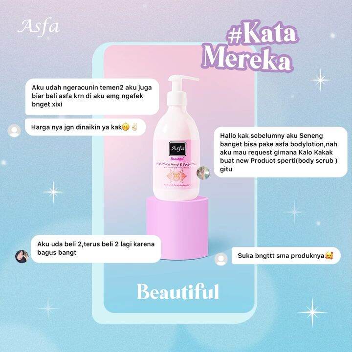 ASFA Brightening Body Lotion with Niacinamide dan Vitamin E Lovely ...