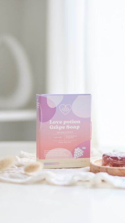 GRAPE SOAP LOVEPOTION สบู่เกรปโซป 60g. | Lazada.co.th