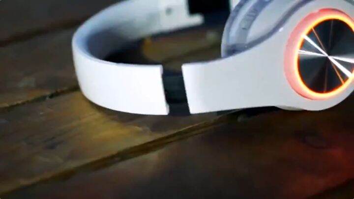 Led Lights B39 Portable Foldable Bluetooth Headphone With Microphone