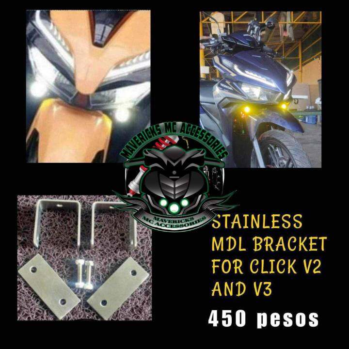 Honda click v2/v3 stainless bracket | Lazada PH