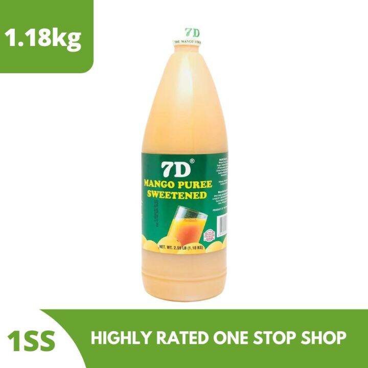 7D Mango Puree Sweetened, 1.8kg | Lazada PH