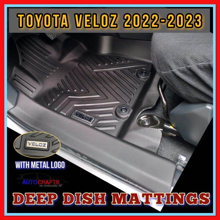 TOYOTA VELOZ 2022-2024 DEEP DISH MATTING VERSION 3 | Lazada PH