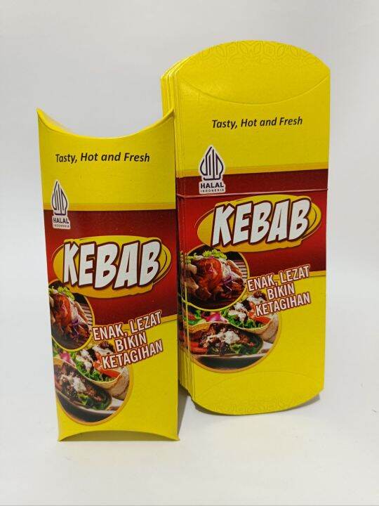 Bungkus packaging kebab mini | Lazada Indonesia