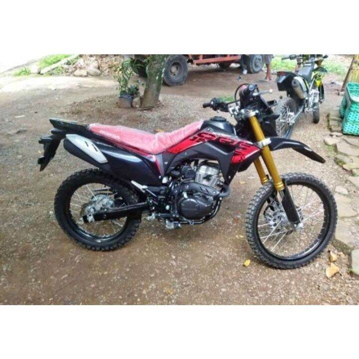 striping sticker ori standar Honda CRF 150L hitam merah | Lazada Indonesia