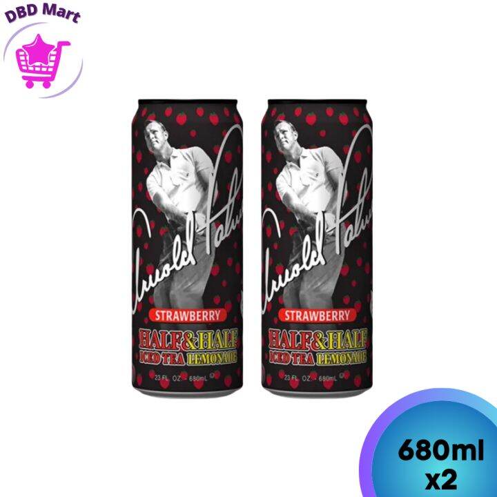 Arizona Arnold Palmer Strawberry Half Iced Tea & Half Lemonade, 680ml x 2 | Lazada PH