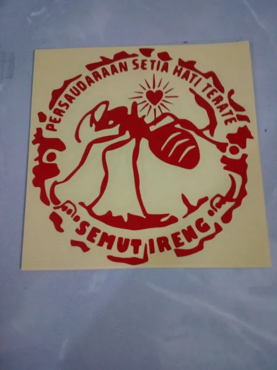 stiker psht semut ireng 10x10 cm | Lazada Indonesia