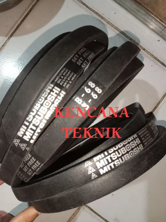 V BELT VANBELT FANBELT B68 MITSUBOSHI | Lazada Indonesia