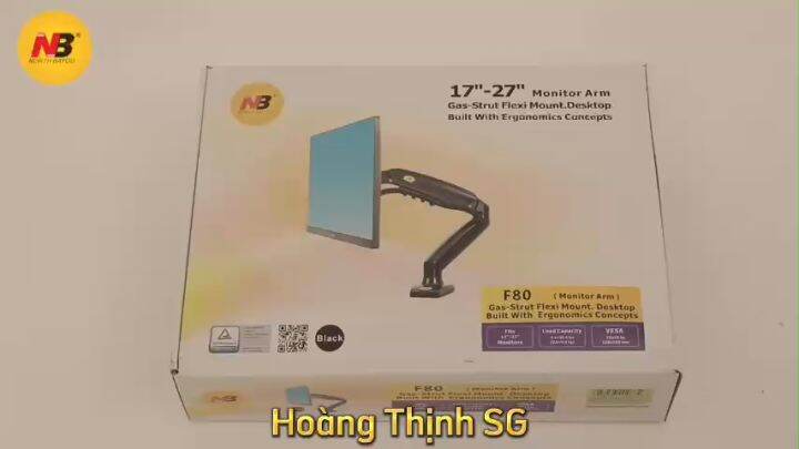 Arm màn hình máy tính NB F80, giá treo màn hình máy tính NB F80 17-30 ...