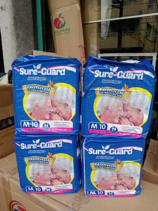 ADULT DIAPERS SURE-GUARD MEDIUM | Lazada PH