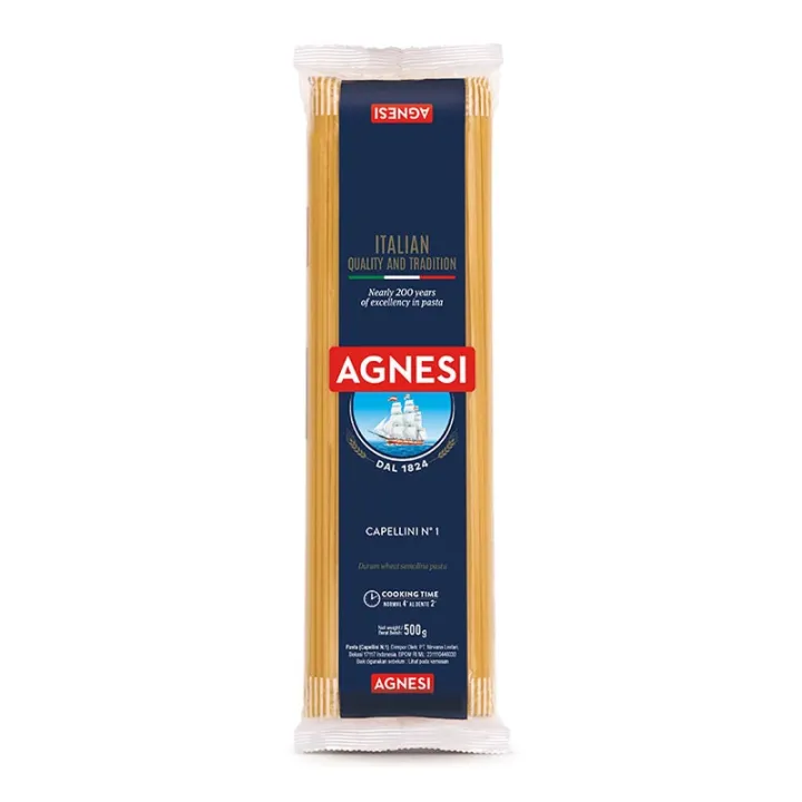 แอคเนซี คาเปลลินี เบอร์1 500 กรัม.AGNESI Capelini #1 500 g | Lazada.co.th