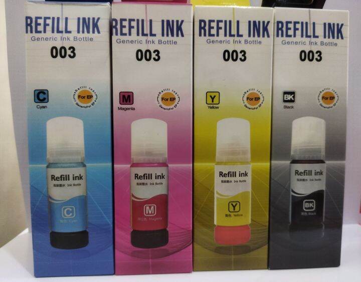 Refill Ink for Epson 003 CMYK | Lazada PH