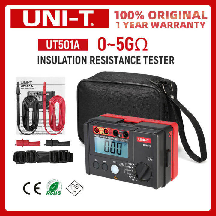 【Ready Stock】UNI-T UT501A 1000V Insulation Resistance Tester 2000 Count ...
