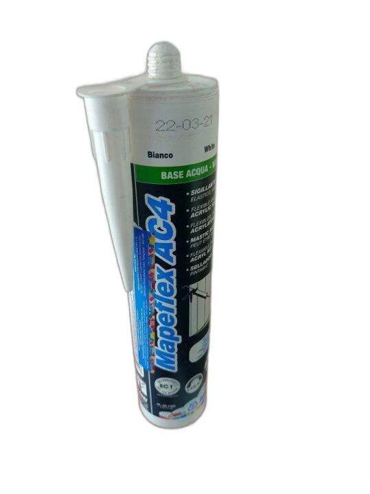 MAPEFLEX AC4 (310ml) Paintable Acrylic sealant with a SMOOTH EFFECT ...