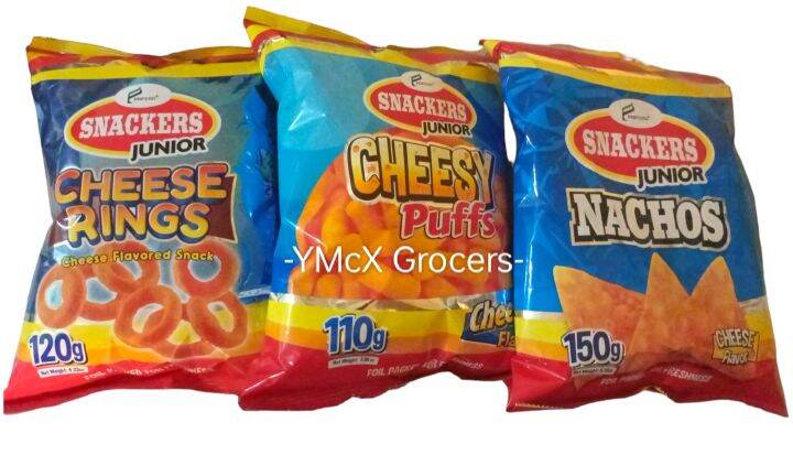 Snackers (Cheeserings/Cheesy Puffs/Nachos Cheese) Junior | Lazada PH