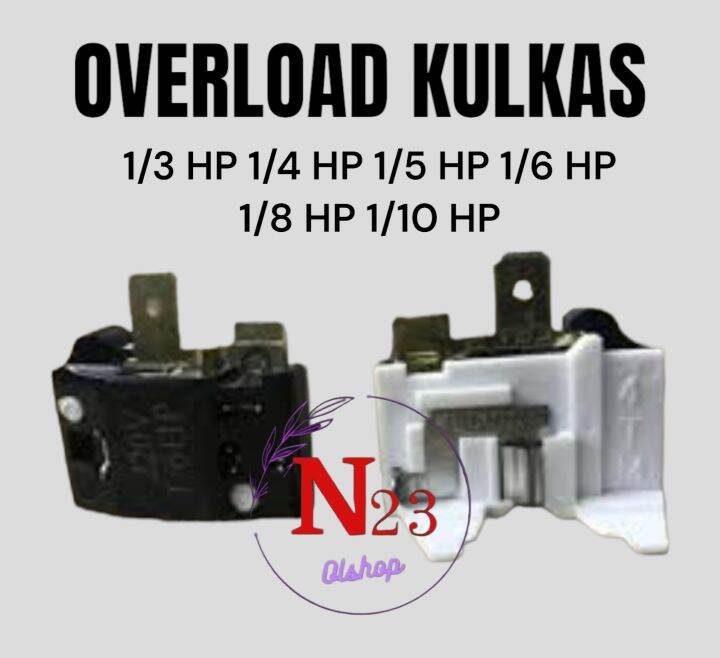 overload kulkas 1 pintu dan 2 pintu / overload kompresor kulkas ...