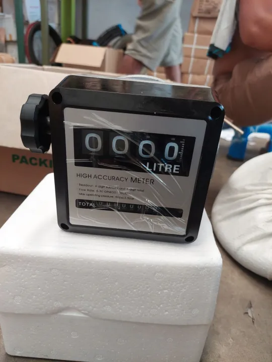 flow meter polos 4 digit,flow meter manual 4 digit ukuran 1 inch untuk ...
