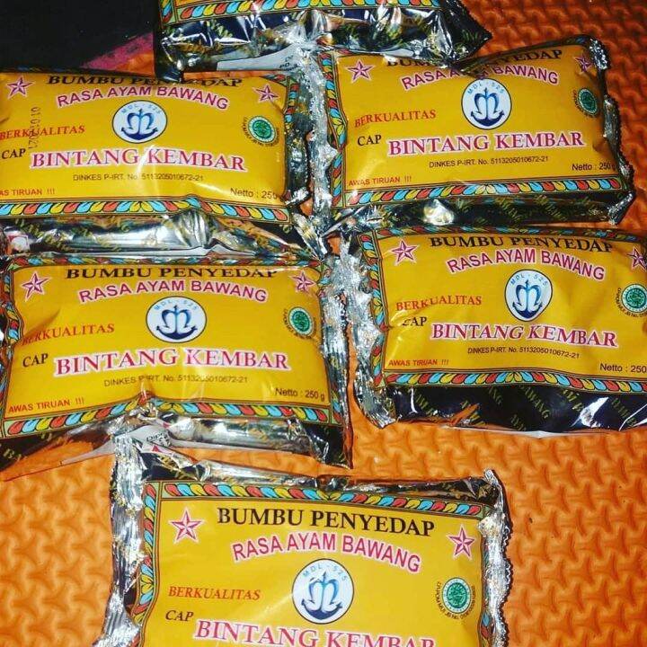 1 dus ( 60 pcs ) bumbu atom rasa ayam bawang bintang kembar | Lazada ...