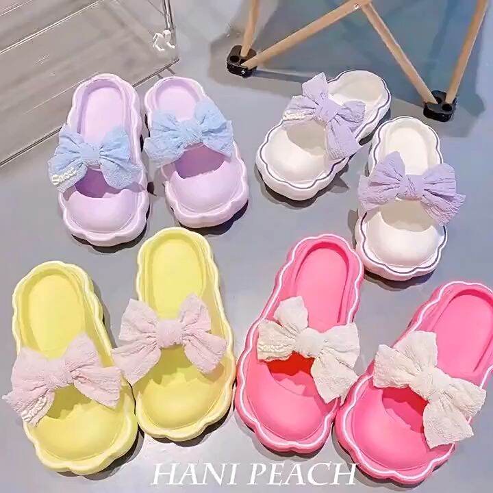 W408 รองเท้าแตะ รองเท้าแฟชั่น รองเท้าแบบสวม รองเท้าโบว์ รองเท้าแฟชั่น ...