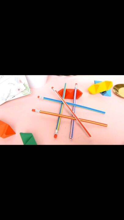 Pensil Lentur Fleksibel Dengan Penghapus / Alat Tulis Sekolah Anak ...