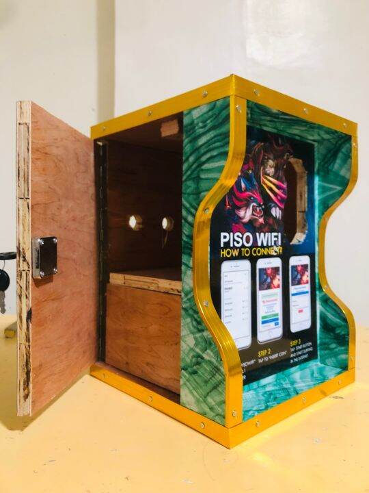 Wifi Box SIDE OPEN w/ STICKERS TARP & Lockset | Lazada PH