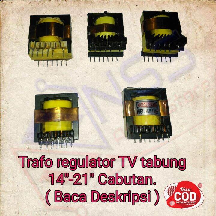 Trafo Regulator /power suplay TV Tabung 14"-21" Original (Cabutan ...