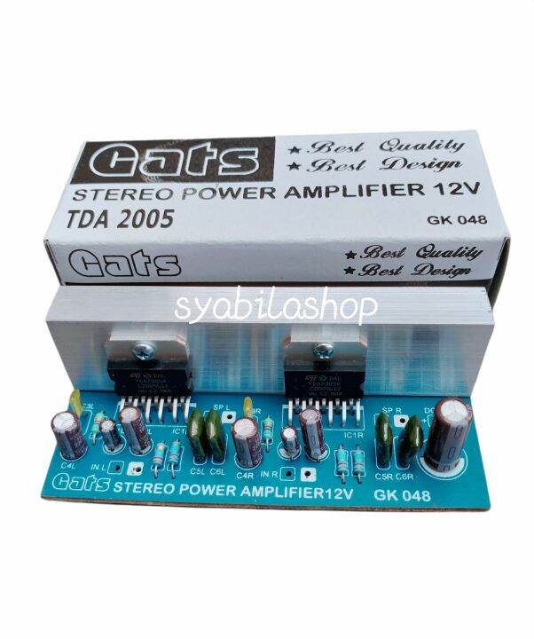 KIT POWER AMPLIFIER STEREO TDA 2005 12V DC GATS GK048 | Lazada Indonesia