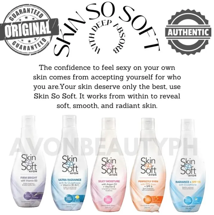 Skin So Soft New & Improved Hand & Body Lotions 250 mL | Lazada PH