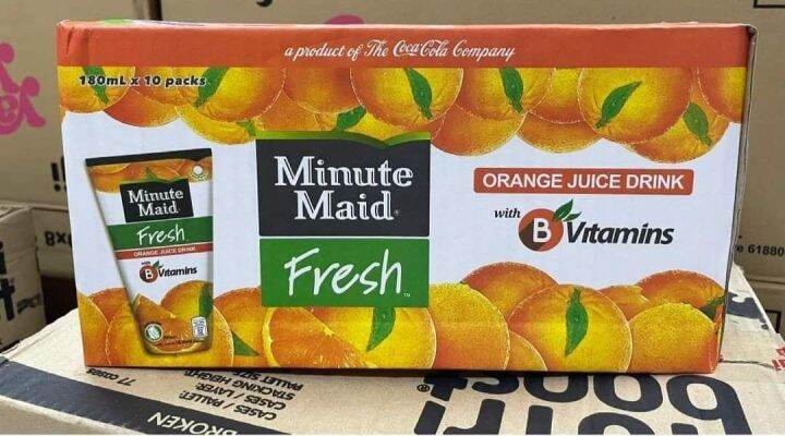 minute maid fresh juice 180g x 10packs | Lazada PH