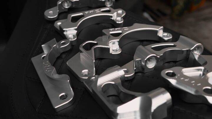 TRC Racing 2 POT Honda Wave 125 / XRM 125 Brake Caliper Bracket CNC ...