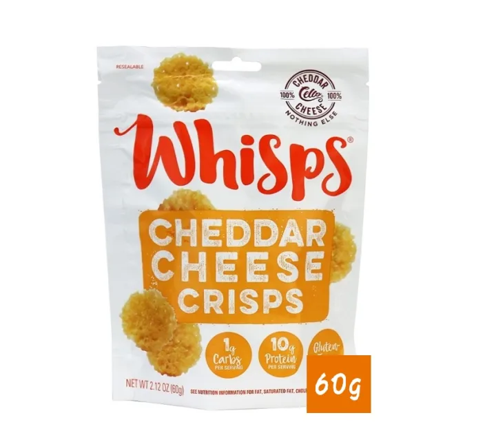 Whisps Cheddar Cheese Crisps -60g | Lazada PH