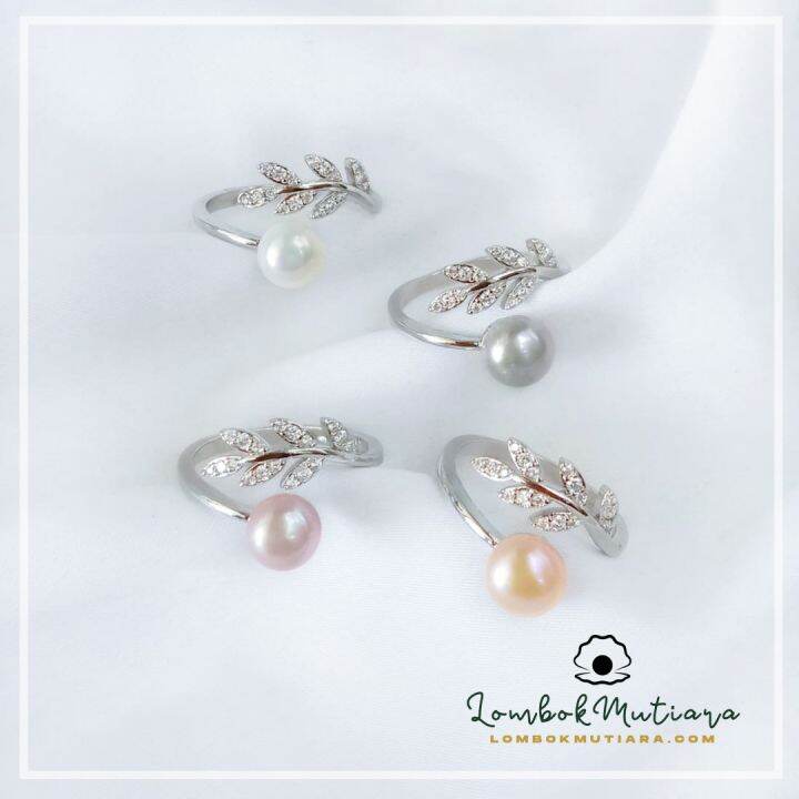 Cincin Mutiara Lombok Asli Bersertifikat CTR-017 Mutiara Air Tawar | Lazada Indonesia