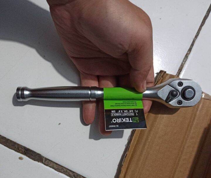 Tekiro Gagang kunci Shock Ratchet 3/8 " x 8 " Inch/Hendel Ratchet ...