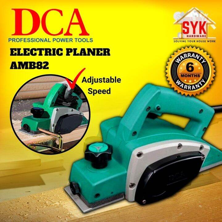 SYK DCA Electric Wood Planer Machine AMB82 Woodworking Power Tools Wood ...